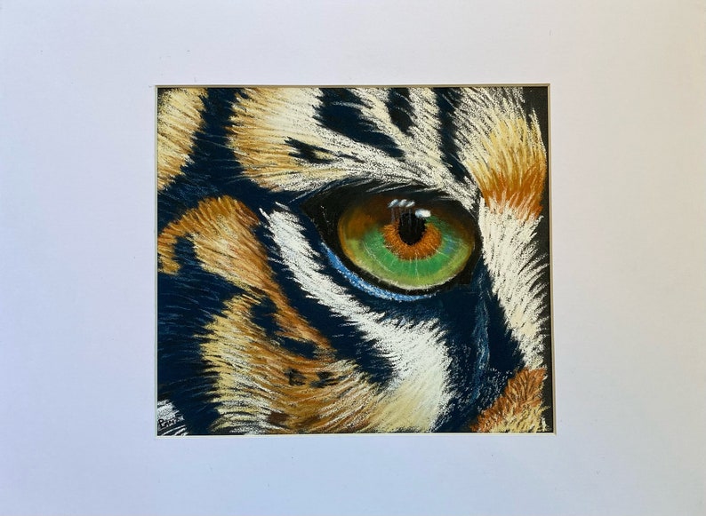 The Eye of the Tiger Original Painting - Etsy