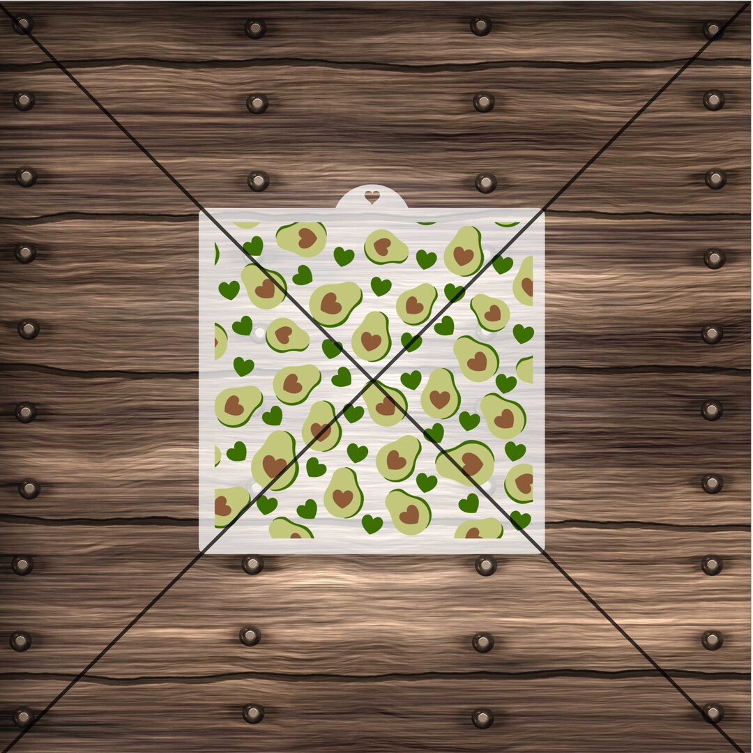 Avocado Cookie Stencil. Fruit. Food. Valentines Day. Summer. - Etsy