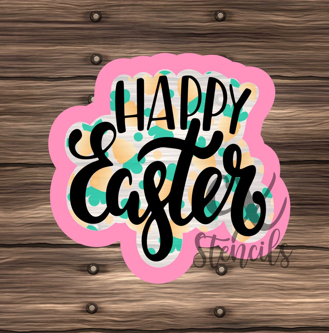 Happy Easter Cookie Cutter. Spring. Bunny. - Etsy