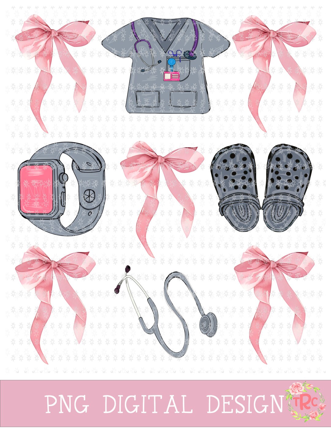 Coquette Nurse, Gray Scrubs, Coquette Bows, Nurse Tee, Scrubs, Medical ...