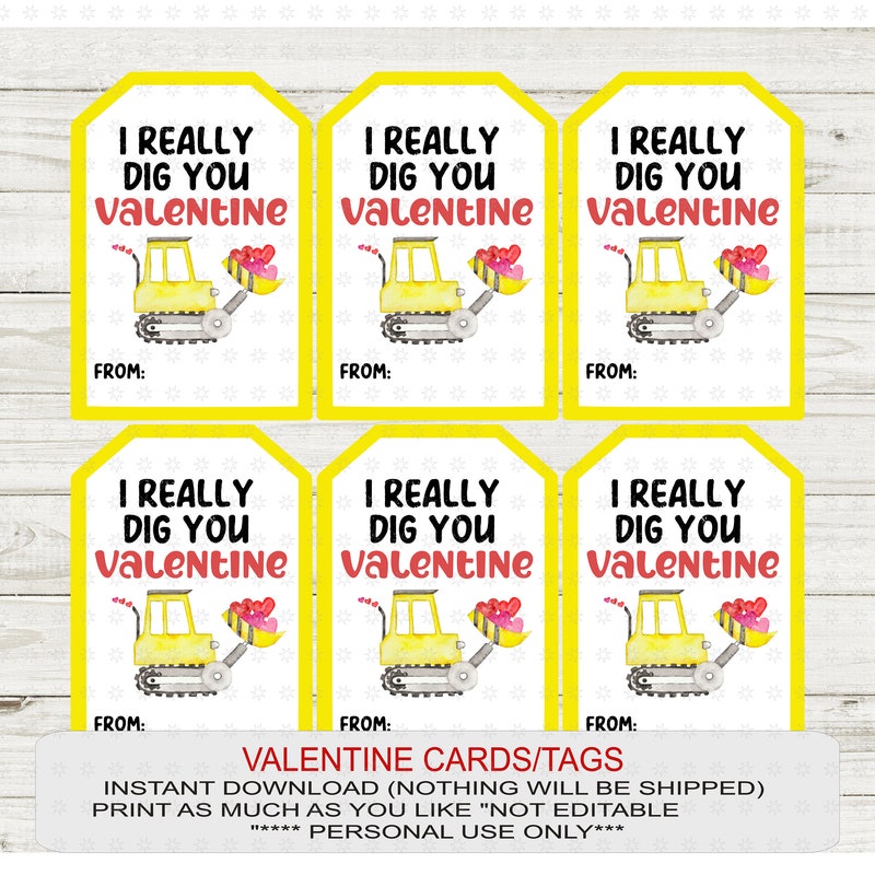 I Dig You Valentine - Etsy