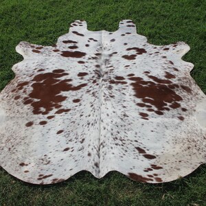 Amazing Brown Cowhide Rug Brown and White Cow Skin Rug Cow Hide Rug 5 X ...