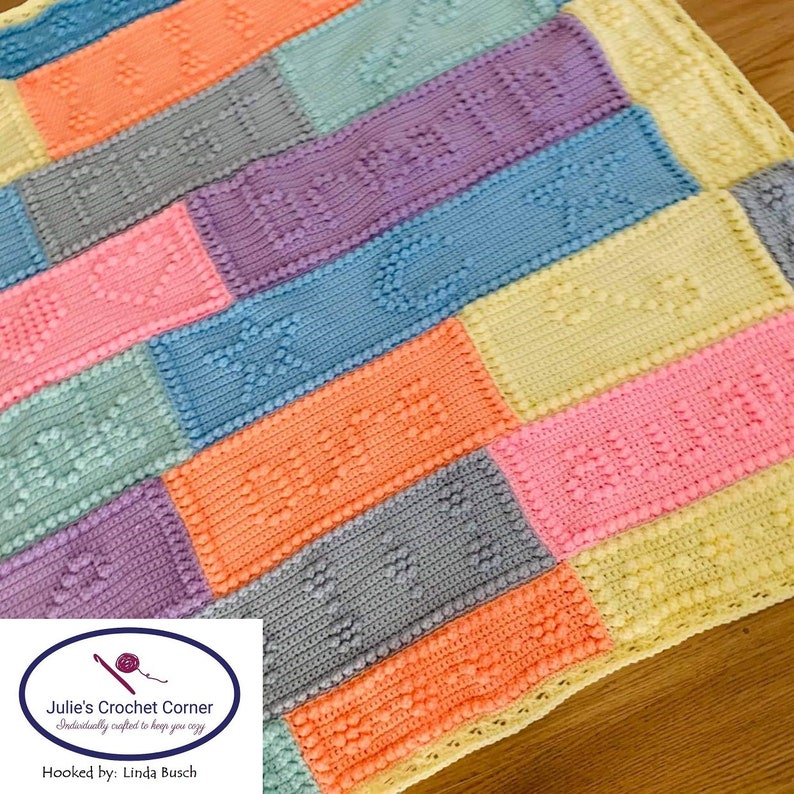 PATTERN: "your First Breath Took Ours Away" Puff Stitch Baby Blanket - Etsy