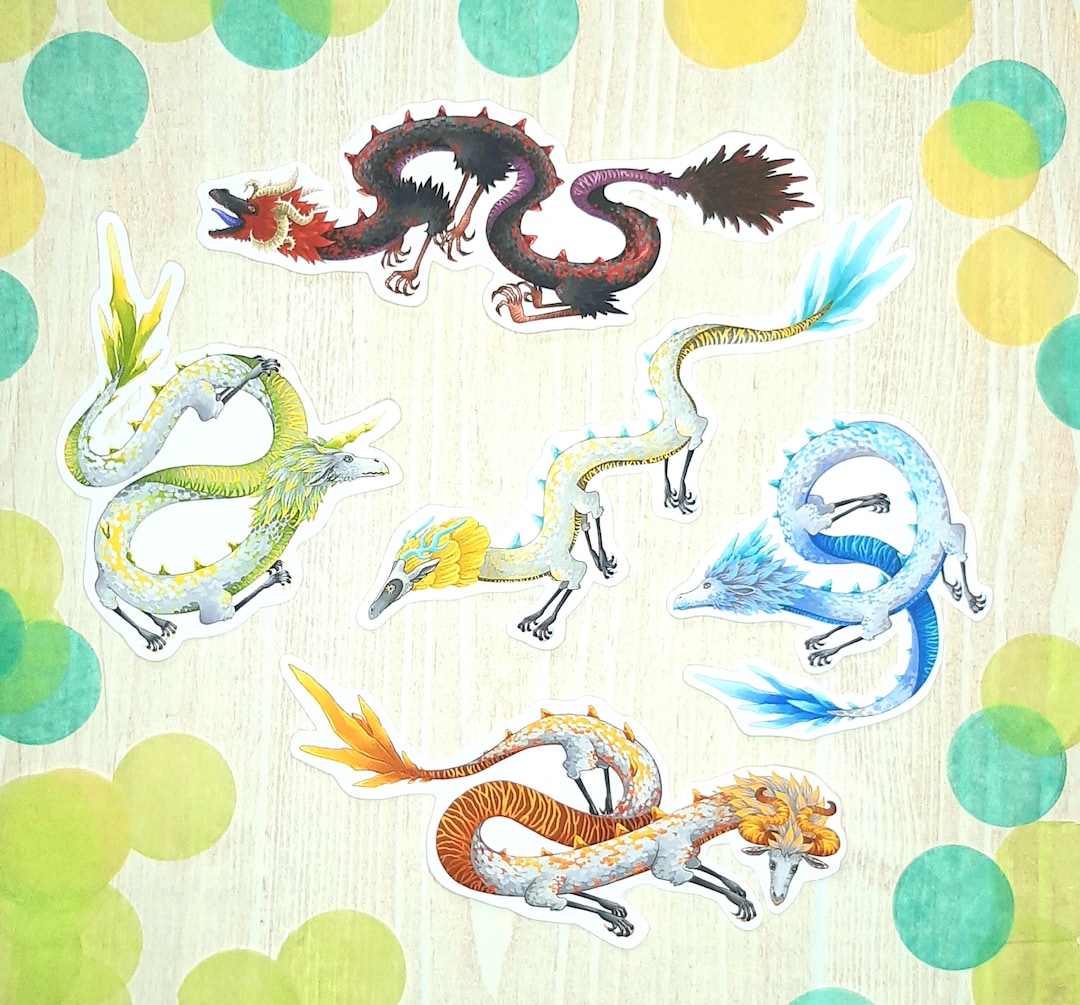 Zelda Dragons Stickers Pack Stationery - Etsy