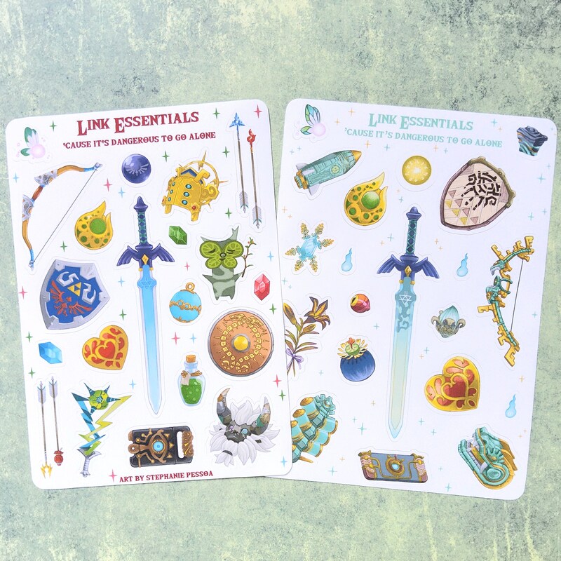 Zelda Stickers - Etsy UK