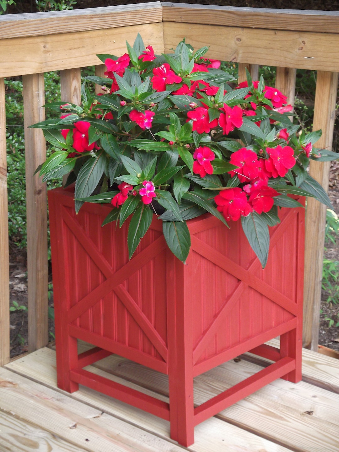 Decorative Planter Box, Wooden Planter Box, Diy Planter Box, Large ...