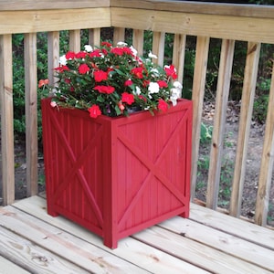 Planter 20 " XL Big Cross Buck Planter - Etsy