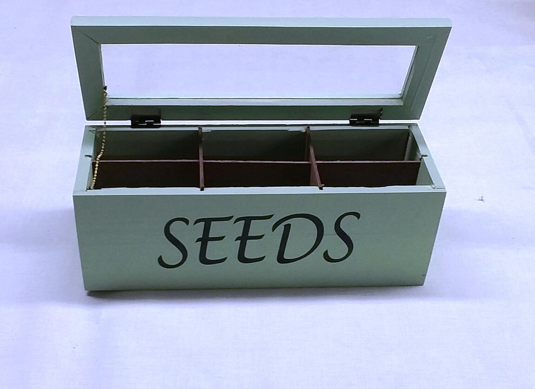 Small Recycled Wood Seed Box - Etsy