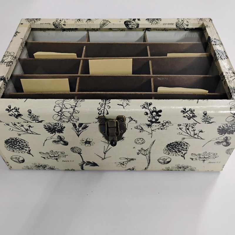 Botanical Storage Boxes - Etsy