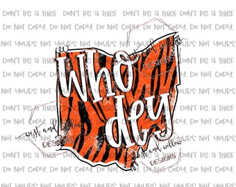 Who Dey Png - Etsy