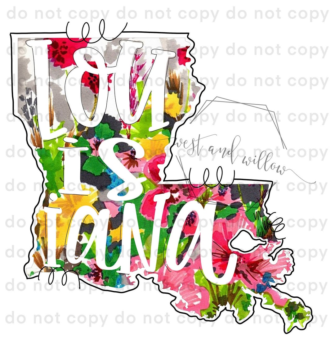 Louisiana, LA, State, Louisiana State Design, Floral State LA ...