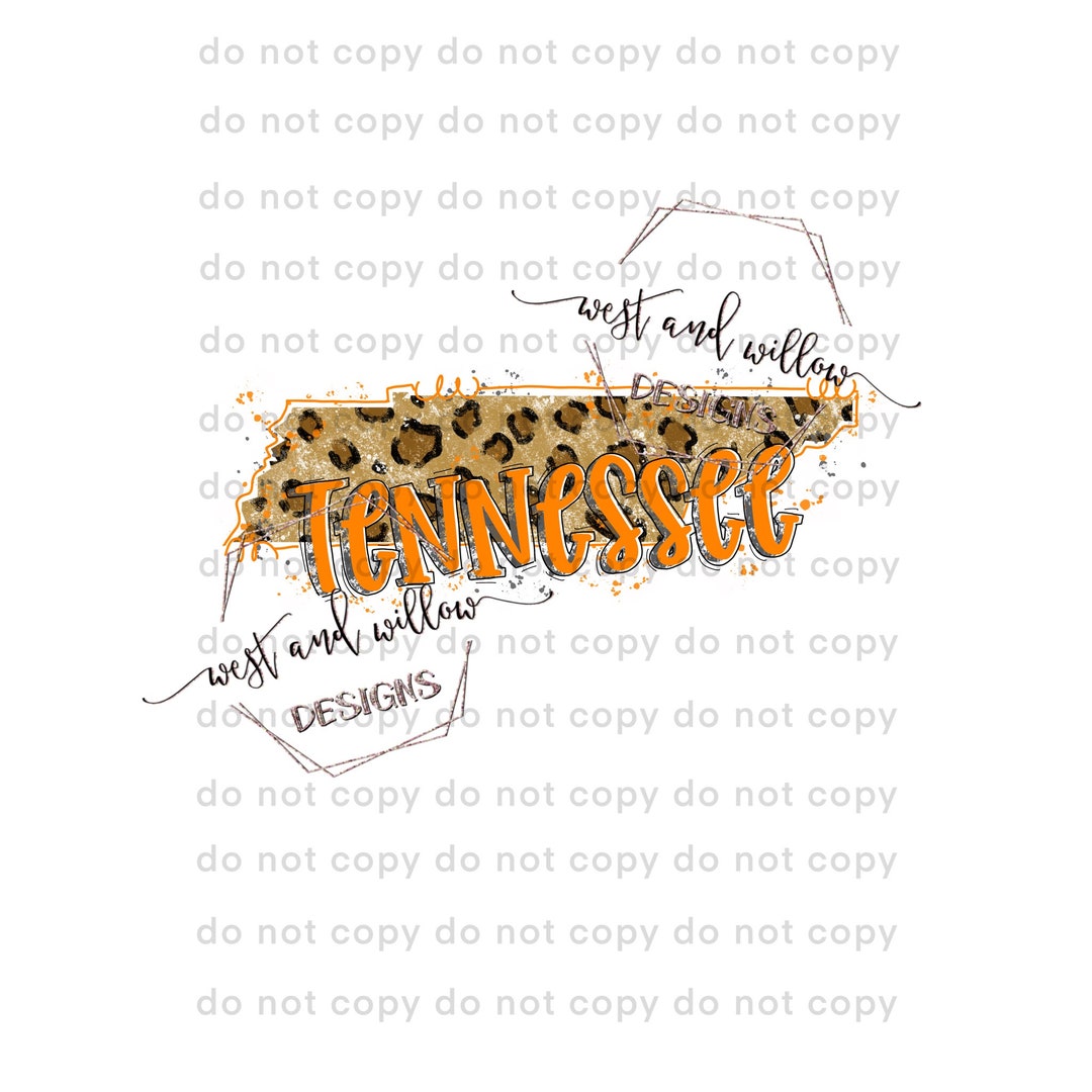 Leopard Tennessee State ,TN, Tennessee Football, Distressed TN ...