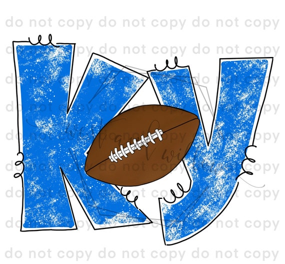 Kentucky Ky Football PNG Digital Download Design | Etsy
