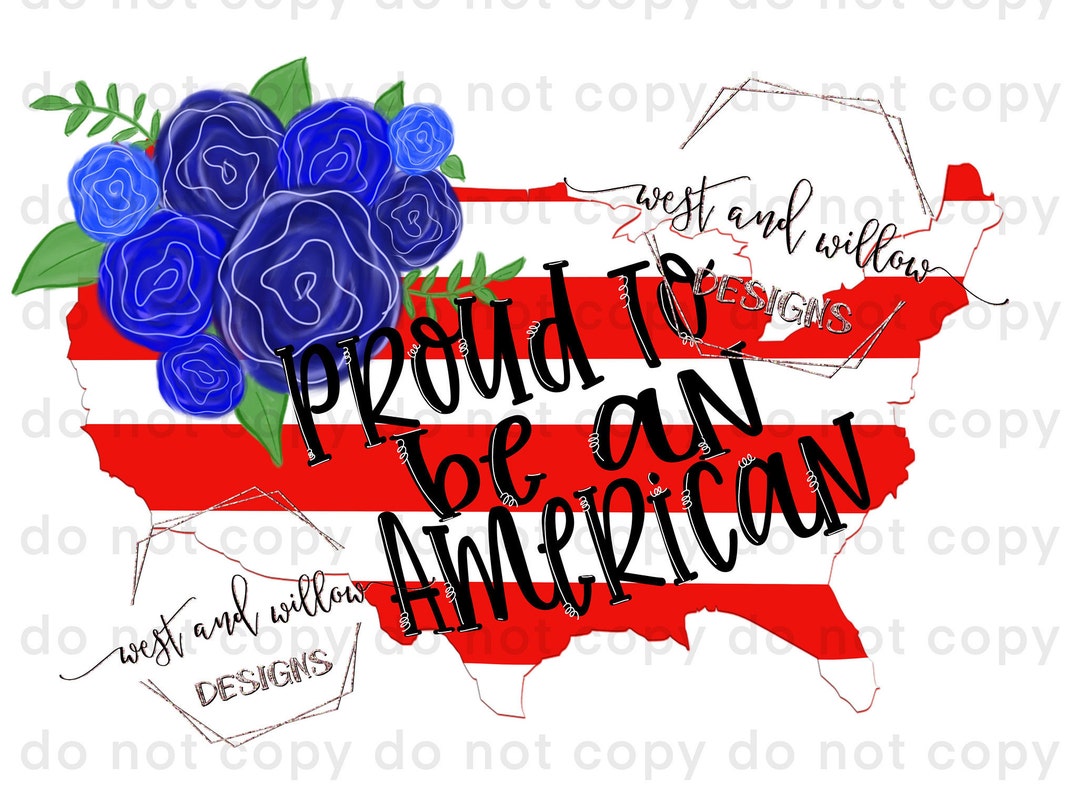 Proud to Be an American, USA, America, USA Outline, Red White Blue ...