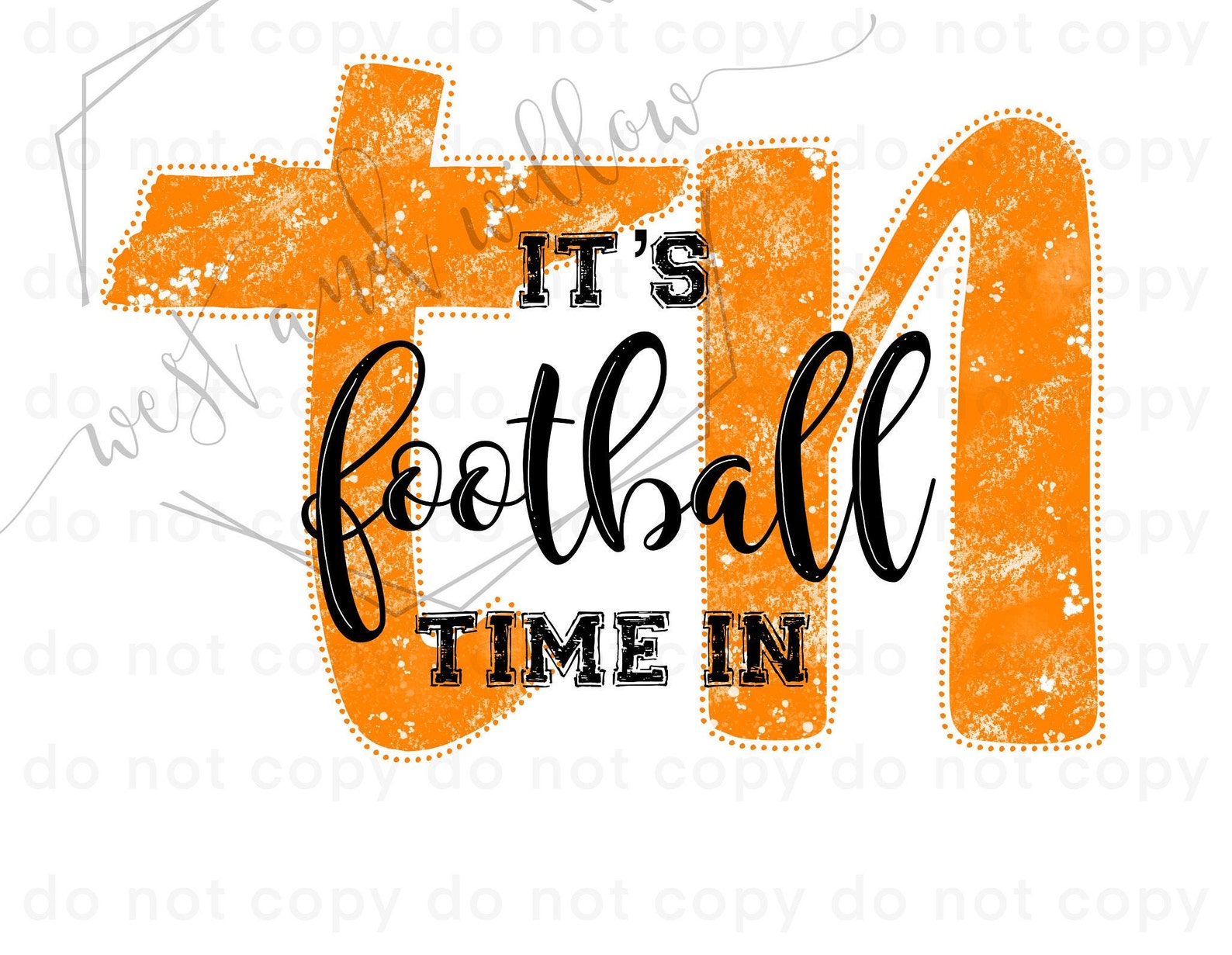 Football Time in Tennessee PNG Digital Download Design | Etsy