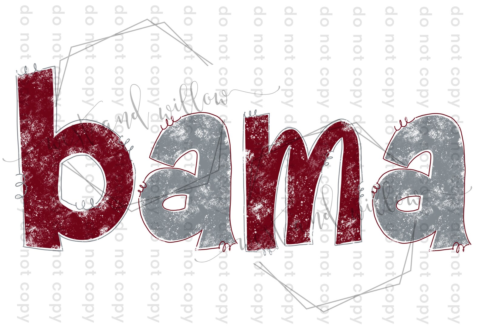 Bama Football PNG Digital Download Design | Etsy