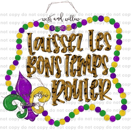 Laissez Les Bon Temps Rouler Mardi Gras Mardi Gras Svg Bons - Etsy