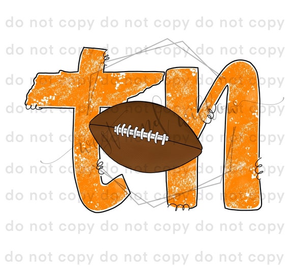 Tennessee Football Tennessee TN Football PNG Digital - Etsy