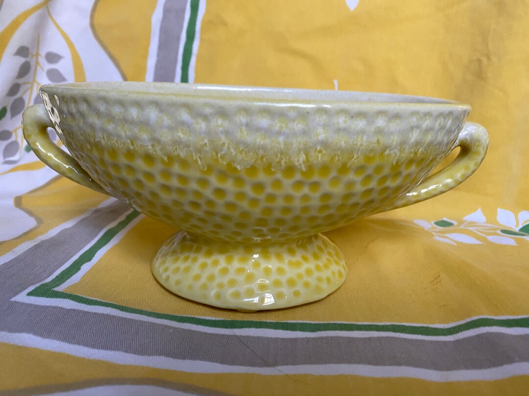 Yellow Ceramic Planter - Etsy
