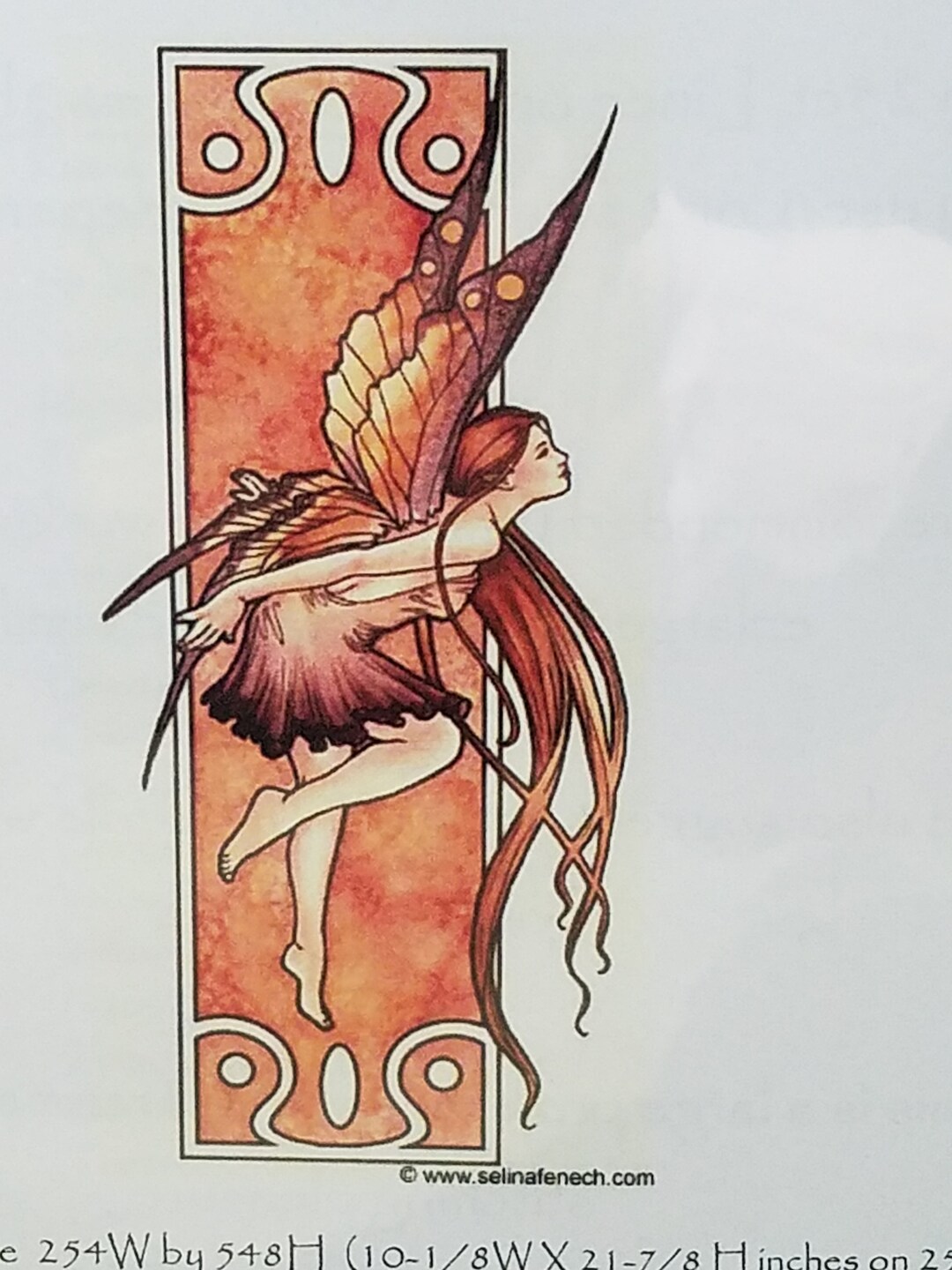 NOUVEAU FAIRY - AUTUMN Fantasy Artistic Cross Stitch Chart/pattern ...