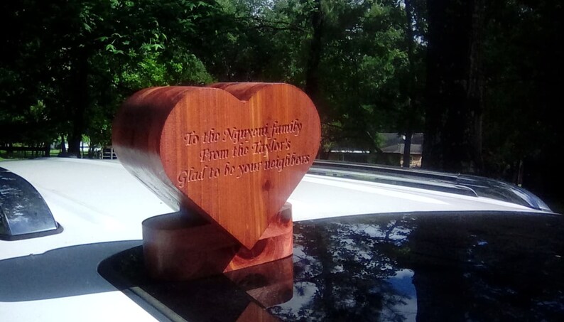 Cedar Heraldry Heart Coin Bank Carved Ornamental Crest and - Etsy