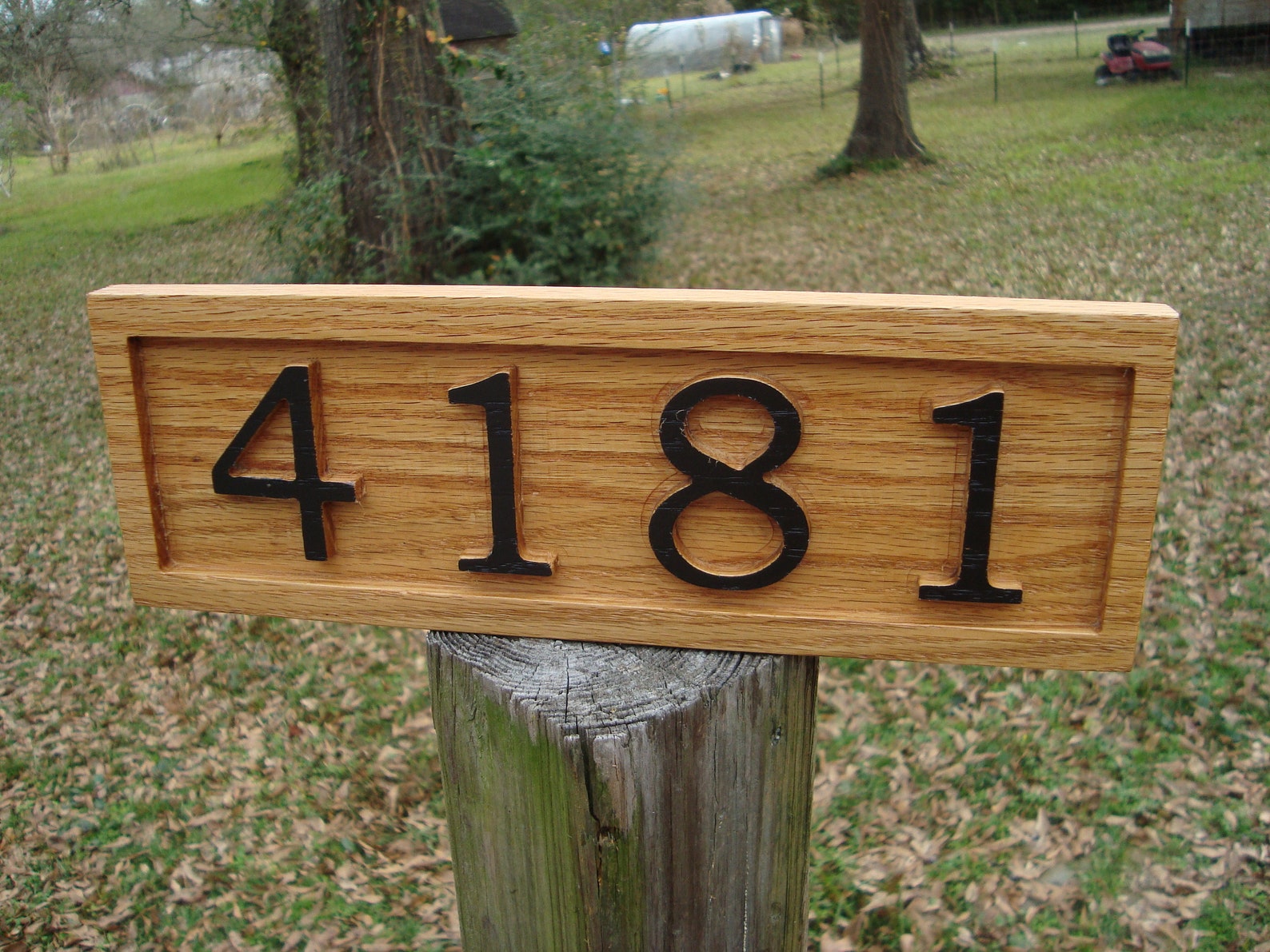 Street Address Plaque Sign 4 X 12 for Attaching to Wall, Door, Hanging ...