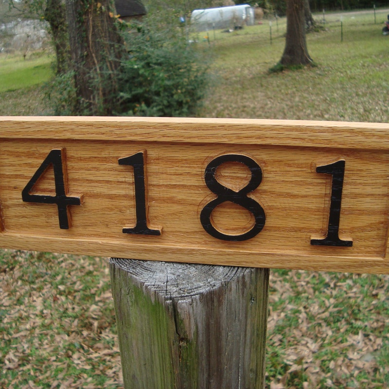 Address Sign Post - Etsy