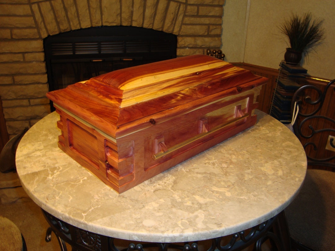 10 X 20 Pet Casket & Memory Chest Custom Pet Funeral Box, Pet Coffin ...