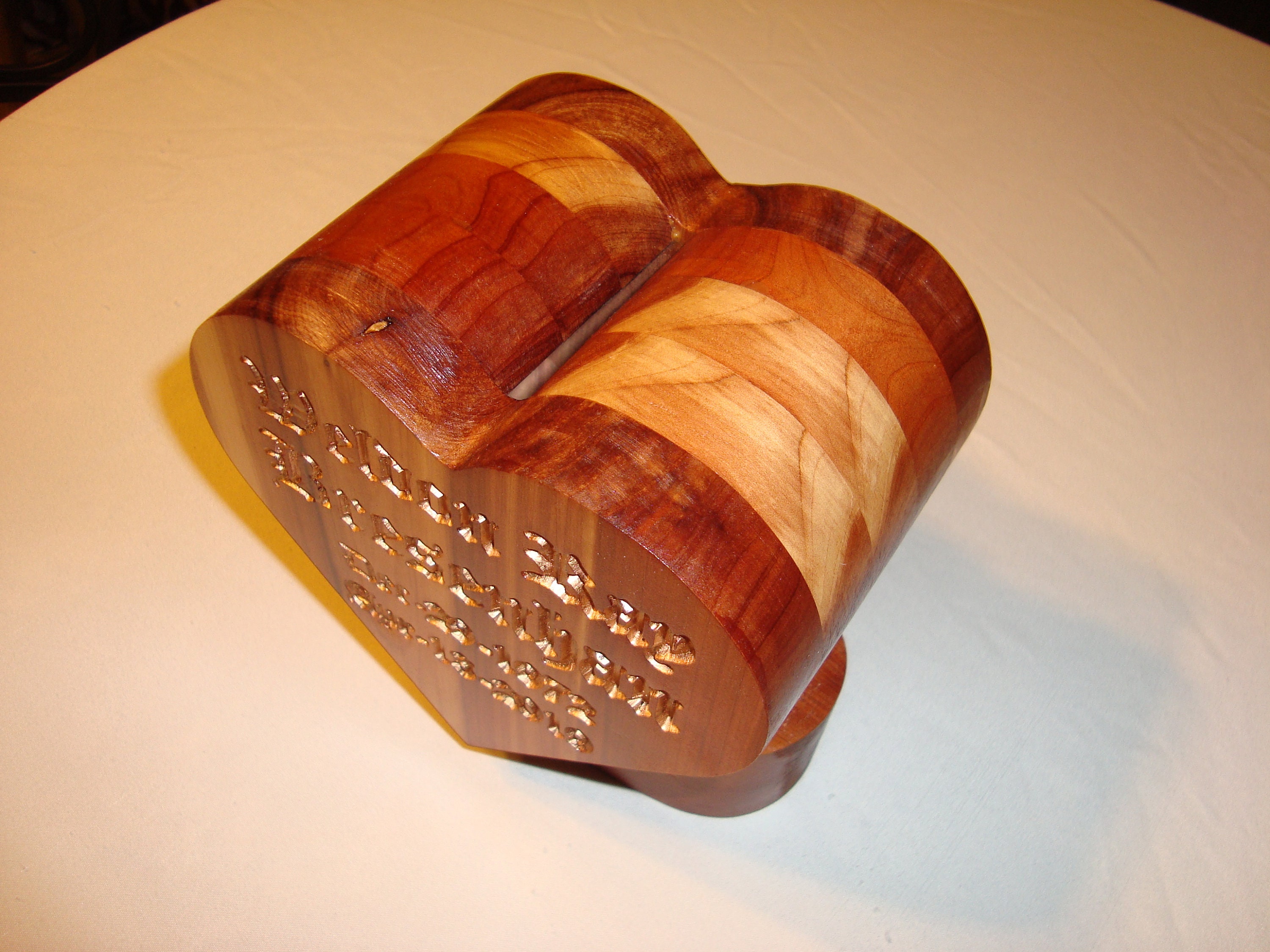 Memorial and Donation Collection Cedar Heart Coin Bank | Etsy