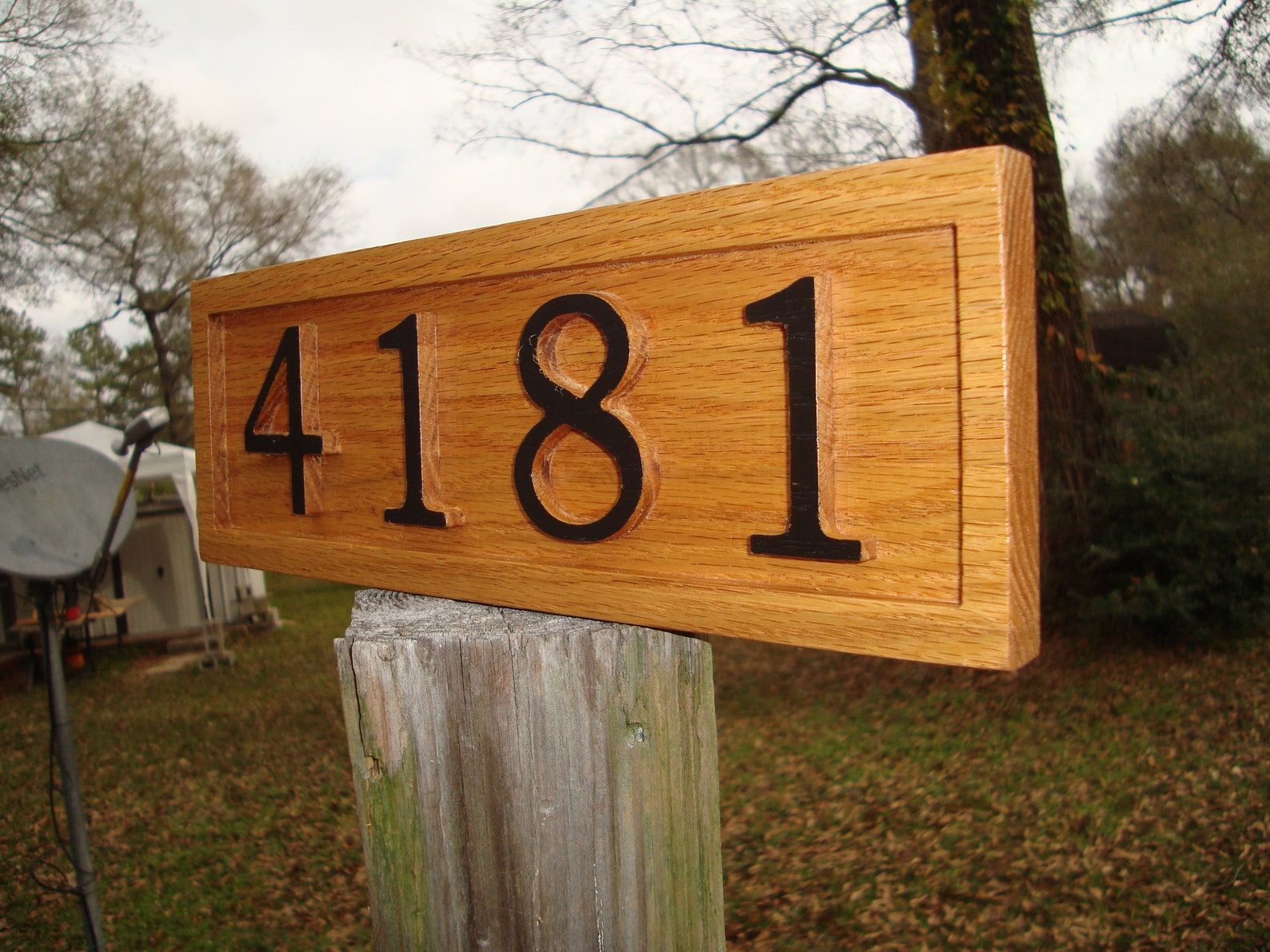 Street Address Plaque Sign 4 X 12 for Attaching to Wall, Door, Hanging ...