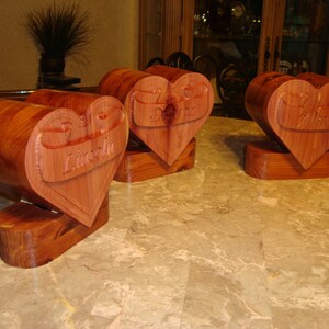 Personalized Kids Coin Bank, Heart Shaped and Custom Carved Child's ...