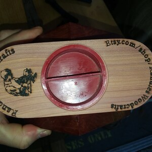 Cedar Heraldry Heart Coin Bank Carved Ornamental Crest and Shield With ...