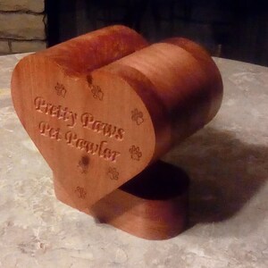 Cedar or Pine Personalized Heart Coin Bank, Your Personal Message ...