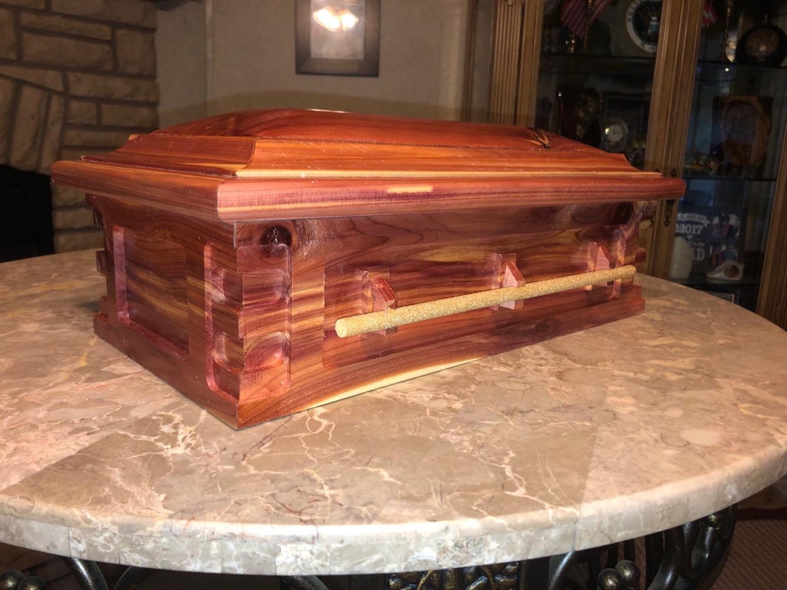 Personalized Pet Casket & Memory Chest Custom Pet Funeral Box - Etsy