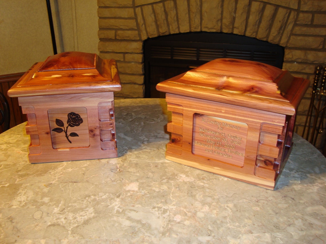 Personalized Embossed Cremation Urn Memorial Urn - Etsy