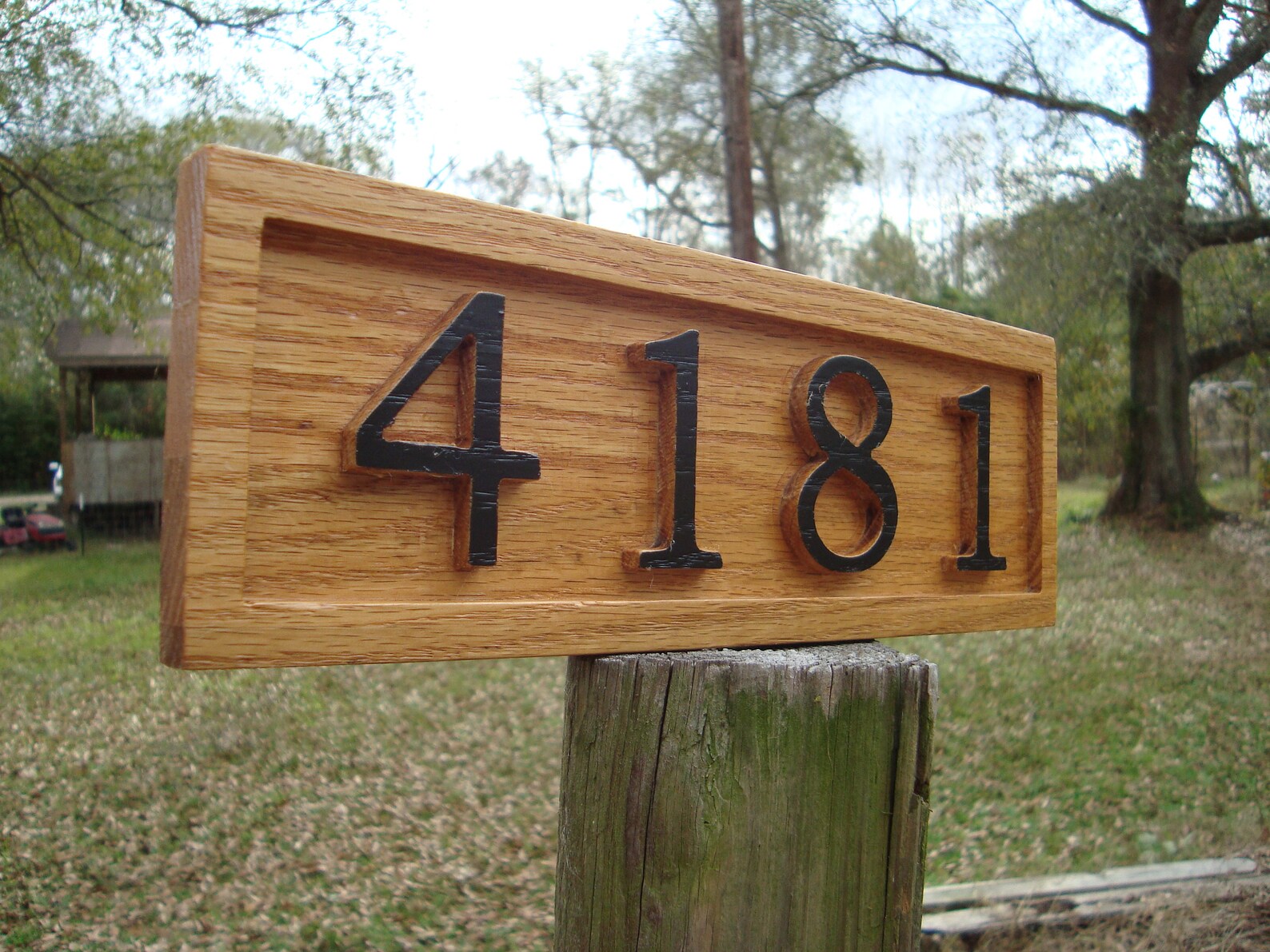 Street Address Plaque Sign 4 X 12 for Attaching to Wall, Door, Hanging ...