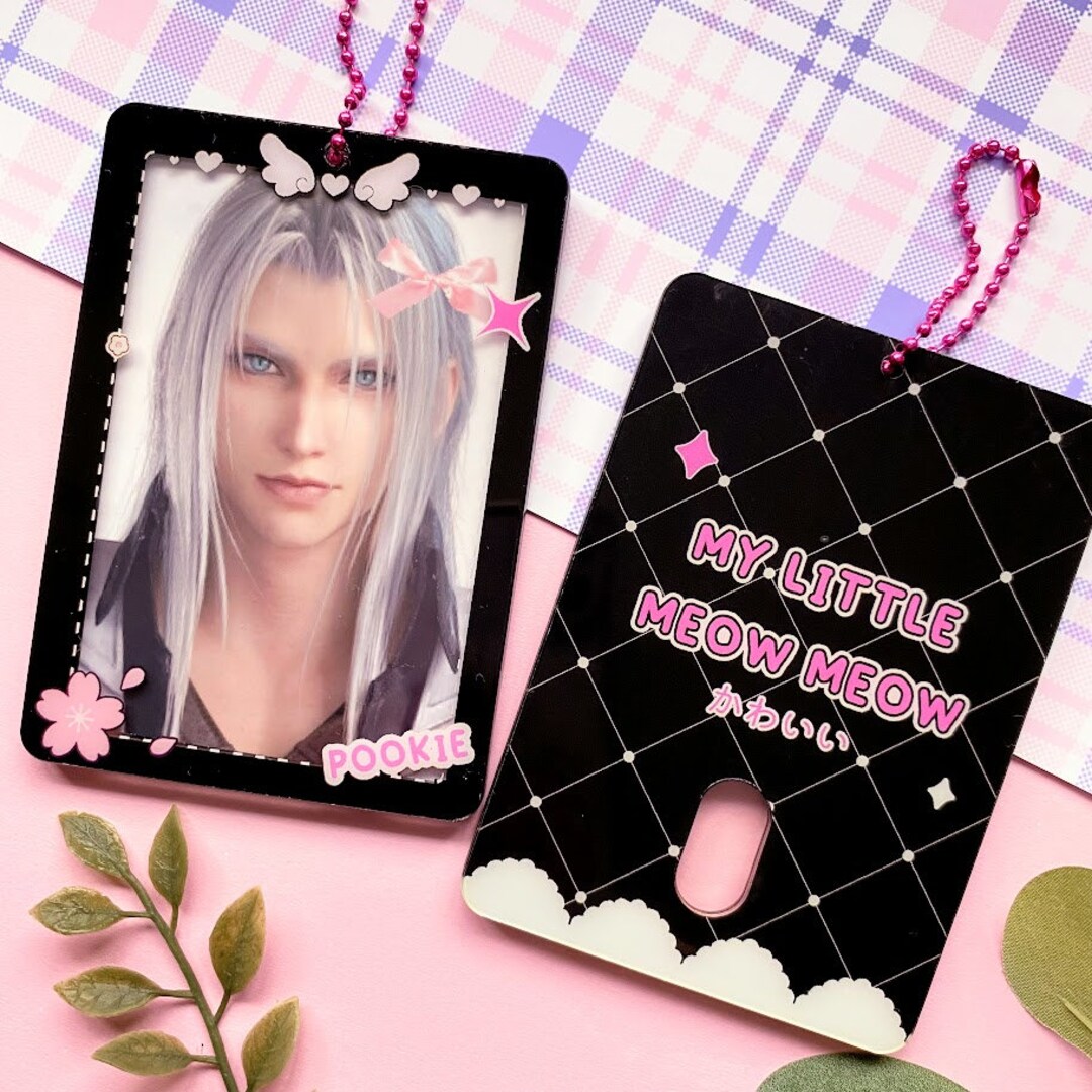 Photocard Holder Keychains - Pookie, Little Meow Meow, Kawaii, Cute - Etsy