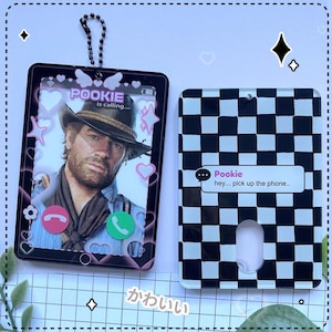 Pookie is Calling Photocard Holder Keychain - Etsy