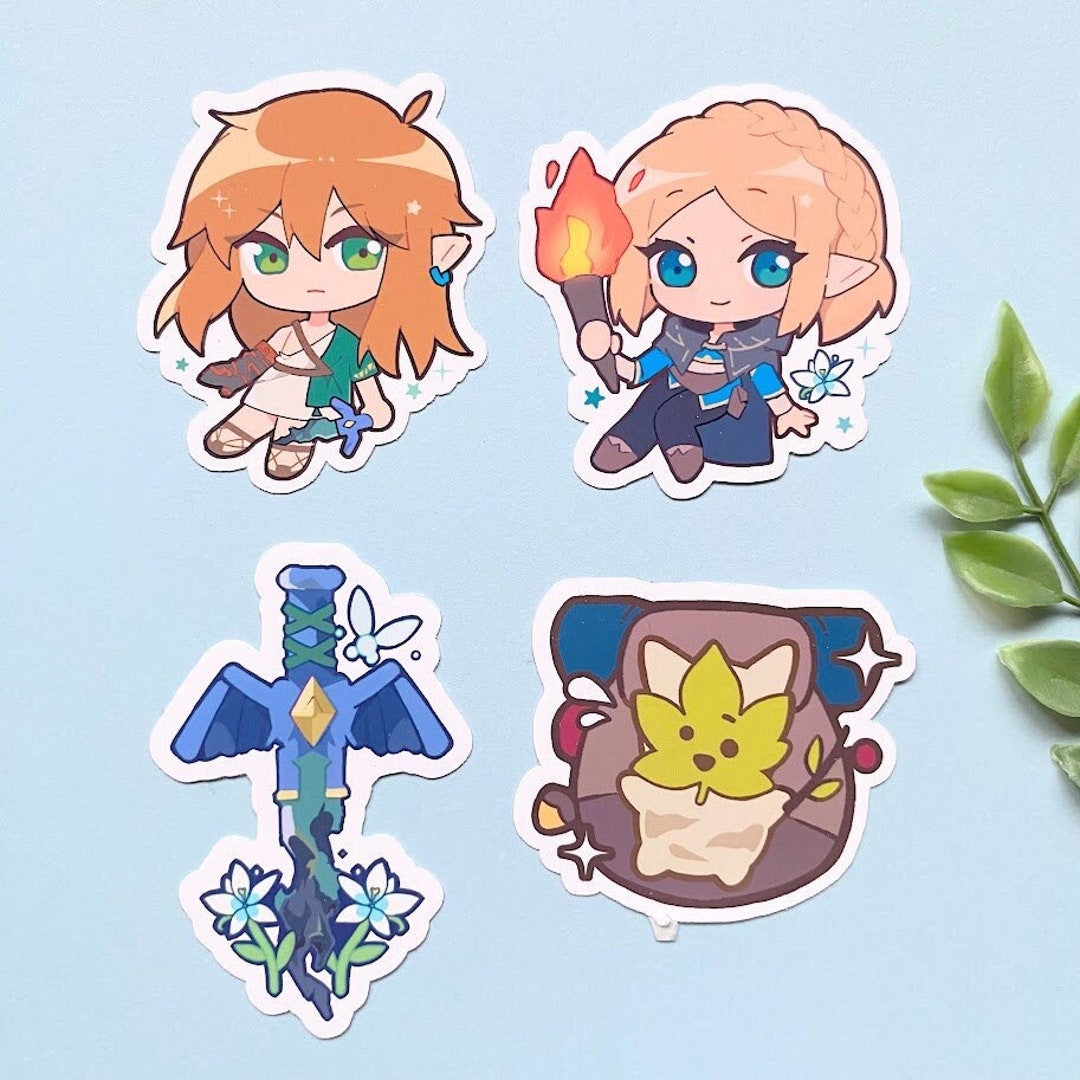 TOTK Zelda Sticker Set Vinyl Stickers - Etsy