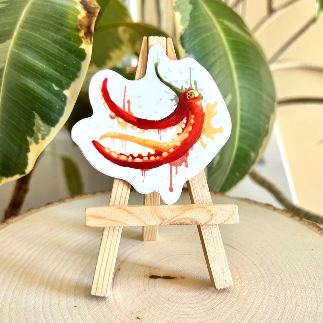 Sticker | Silly Pepper | 3" X 3" | Matte Vinyl - Etsy