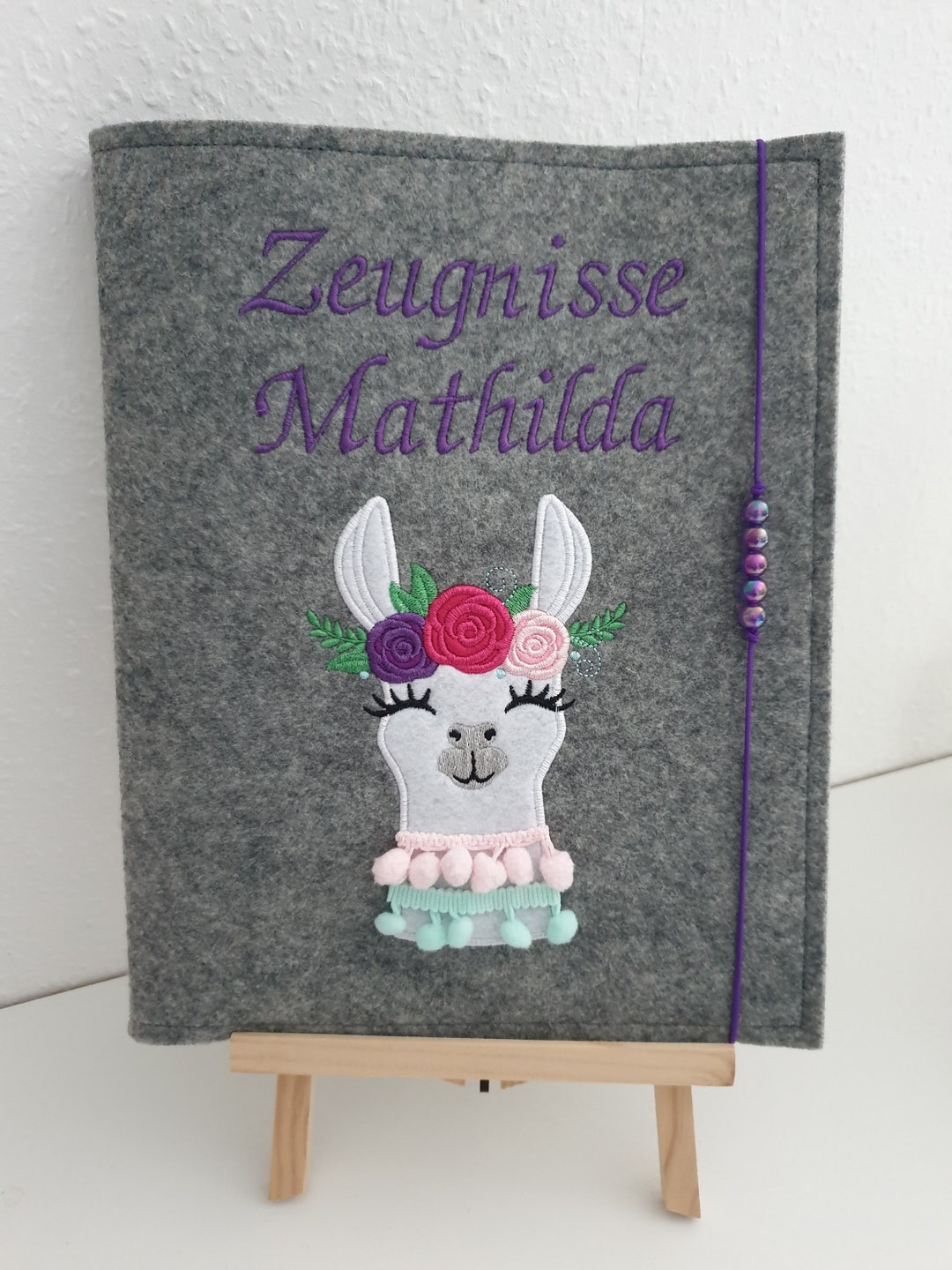 Alpaca Lama Certificate Folder - Etsy