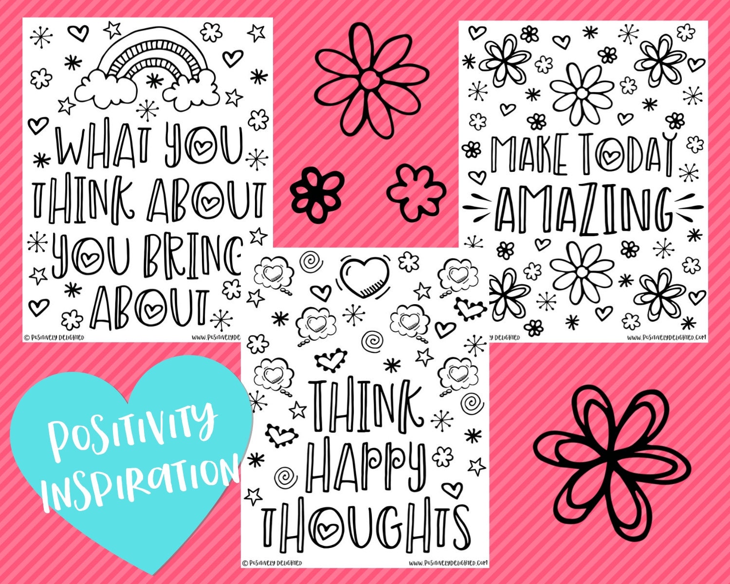 Positive Thinking Coloring Pages | Printable Coloring Pages | Coloring ...