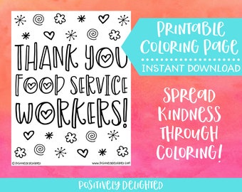 Food Service Appreciation - Etsy