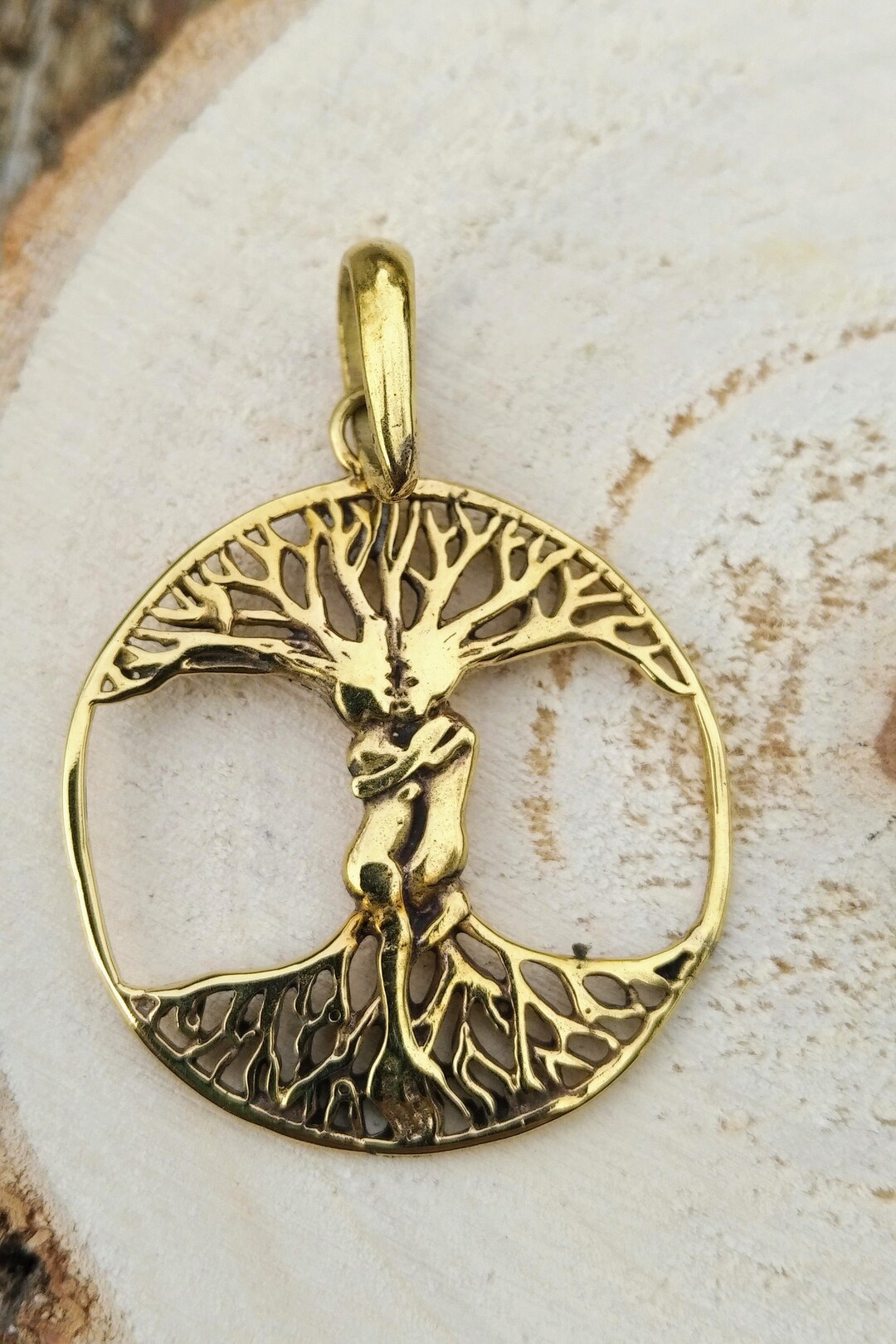 Brass Pendant Gift for Her Tree of Life Kama Sutra - Etsy