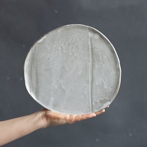 To ORDER SET of 2 X Flat PLATES in Natural Geometric Design, Brown ...