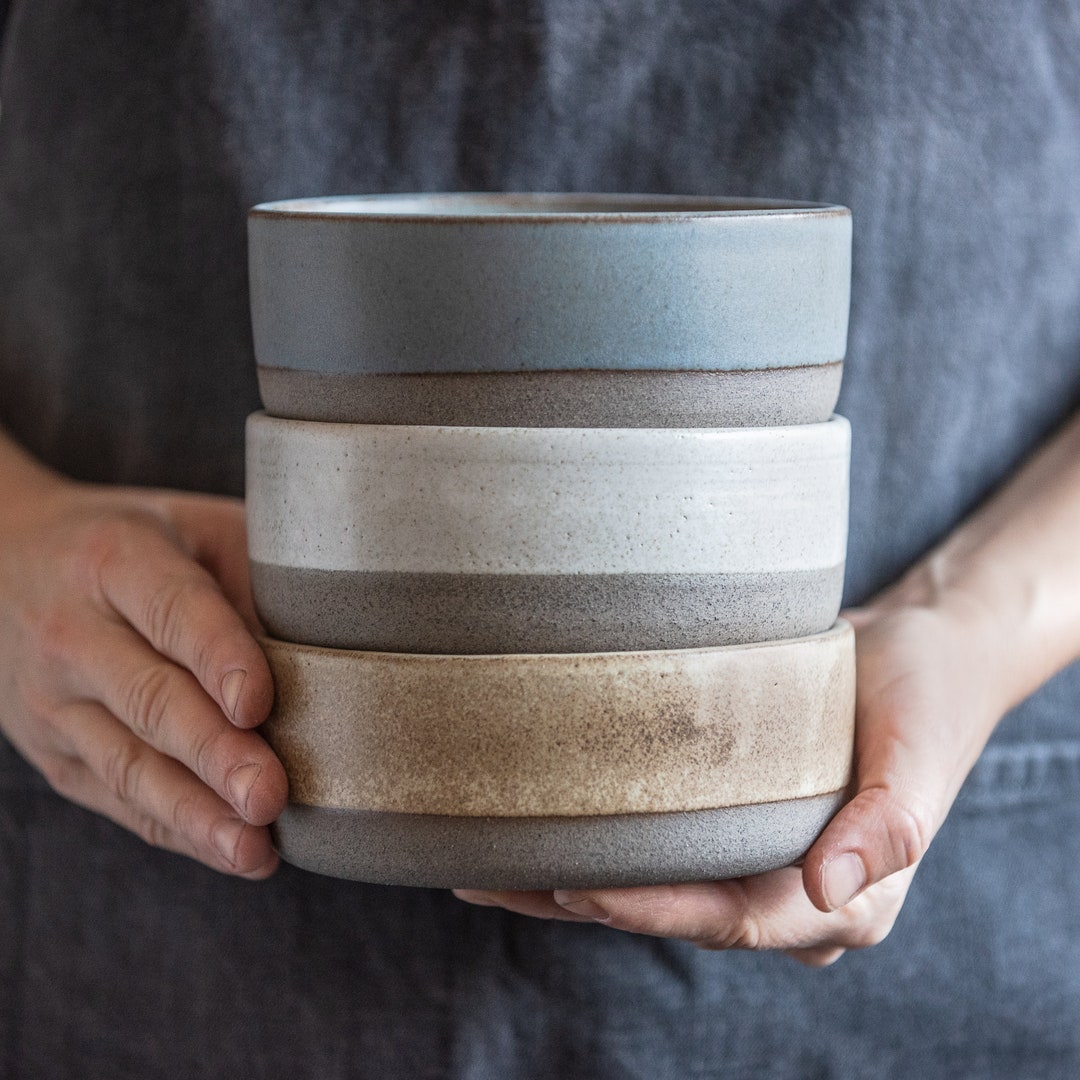 To Order SET of TWO Breakfast / Cereal / Soup BOWLS 18oz/550ml for ...