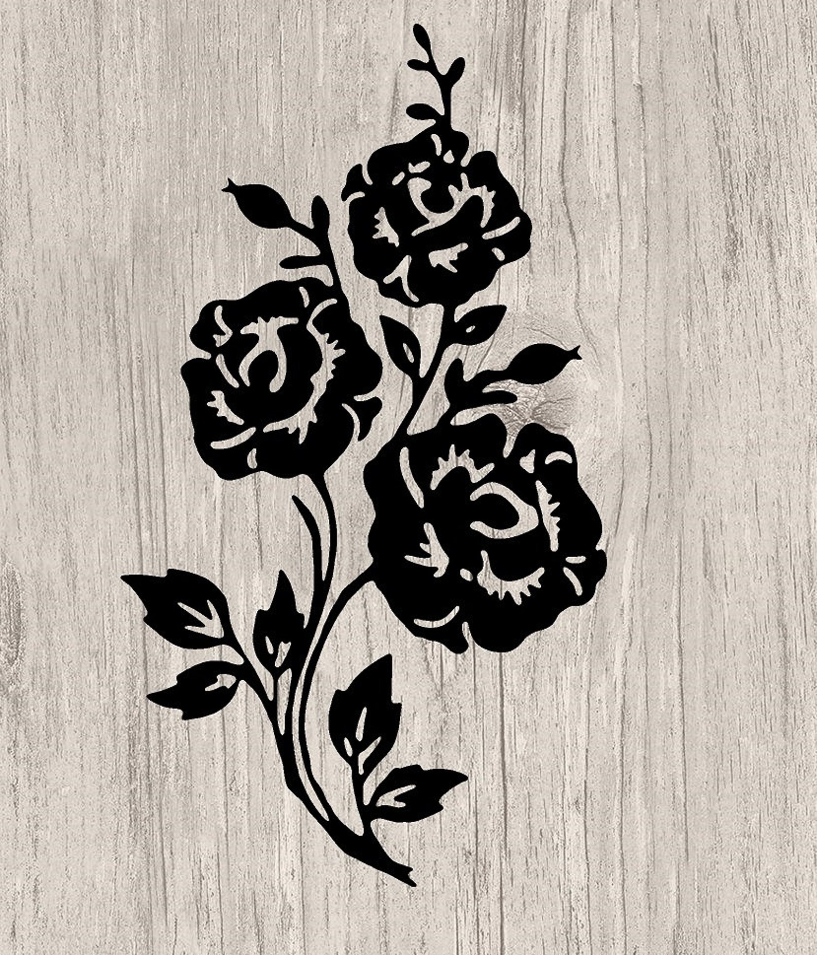 Climbing Rose Bush Vine Rosa Spp Flower SVG Cut | Etsy