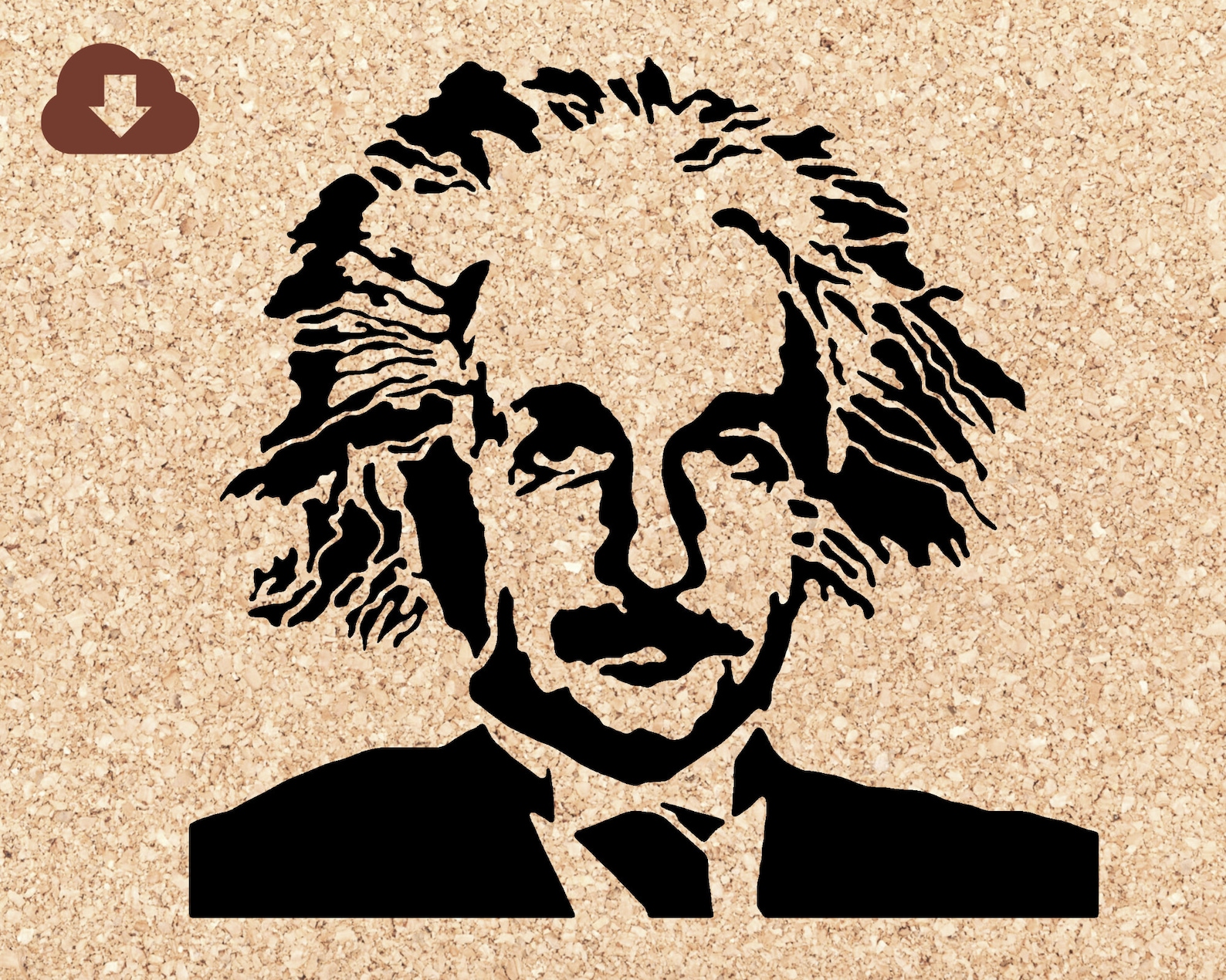 Albert Einstein Scientist 3D SVG Digital Cut Out File - Etsy
