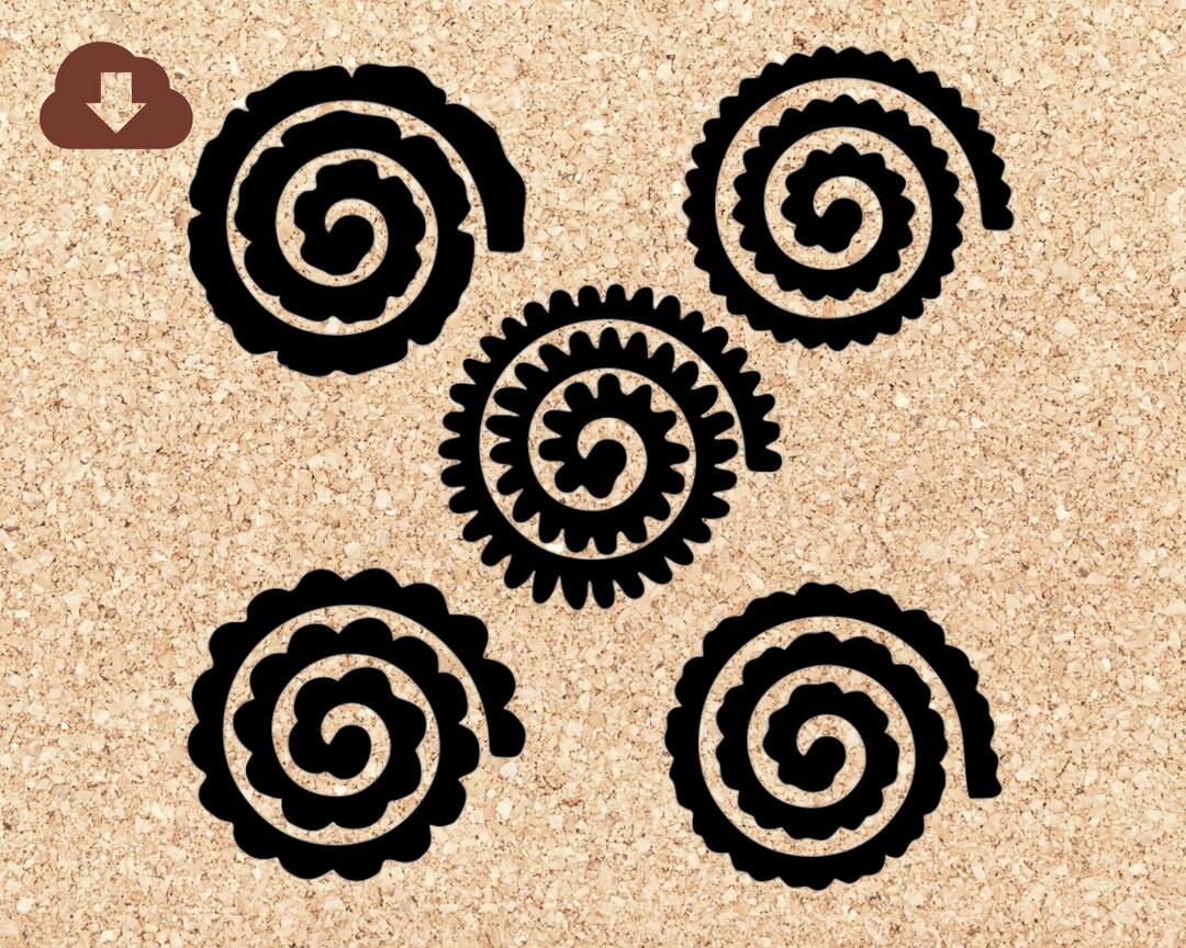 3D Flower Swirls | SVG Cut Files for Paper Crafts, Scrapbooking ...