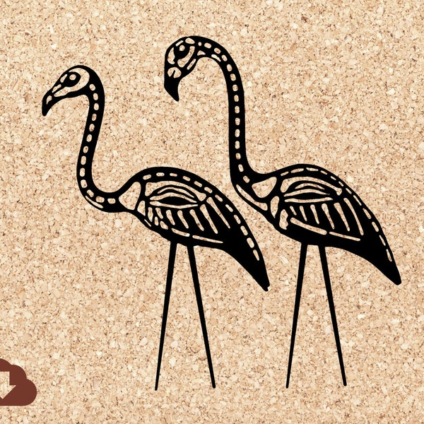 Skeleton Flamingo Png - Etsy
